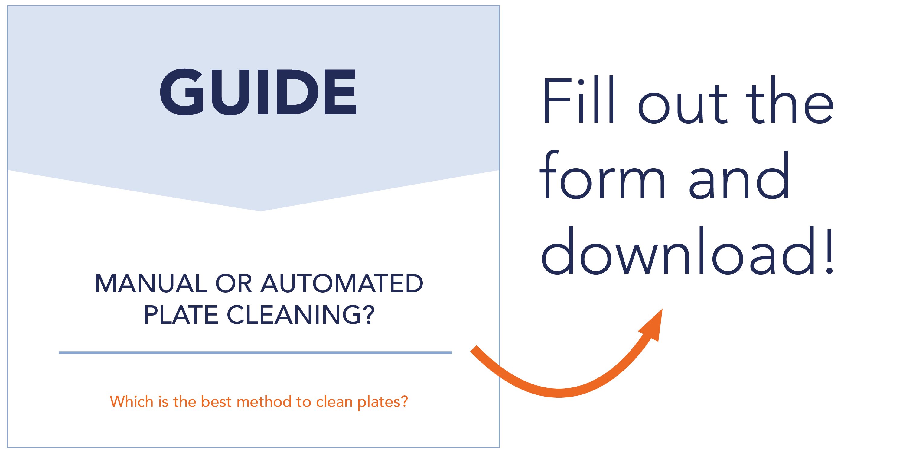 Manual or automated plate cleaning